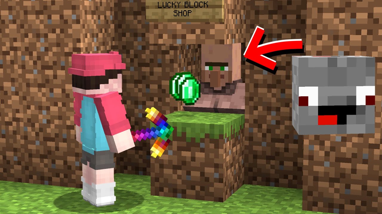 ich Tarne mich als Fake Villager😂.. Minecraft LUCKY BLOCK BEDWARS - YouTube