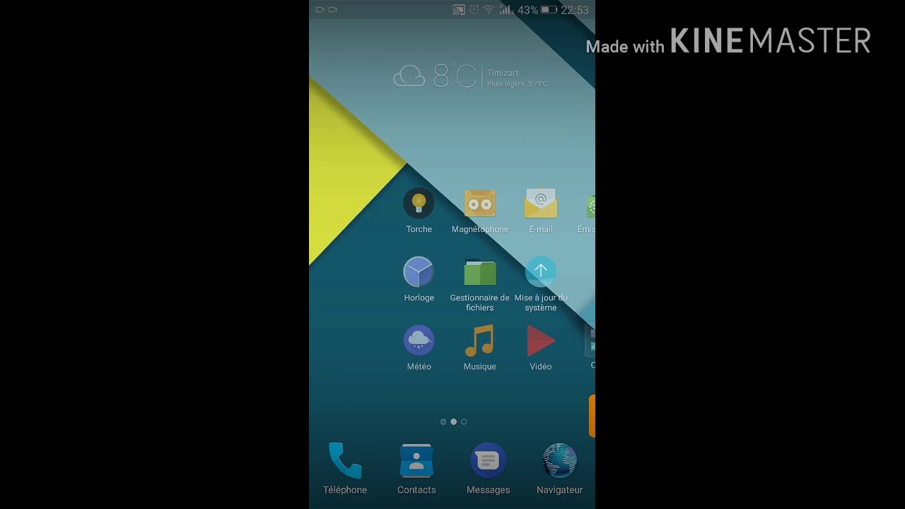 coment enristrer son ecran condor p8 lite facilement - YouTube