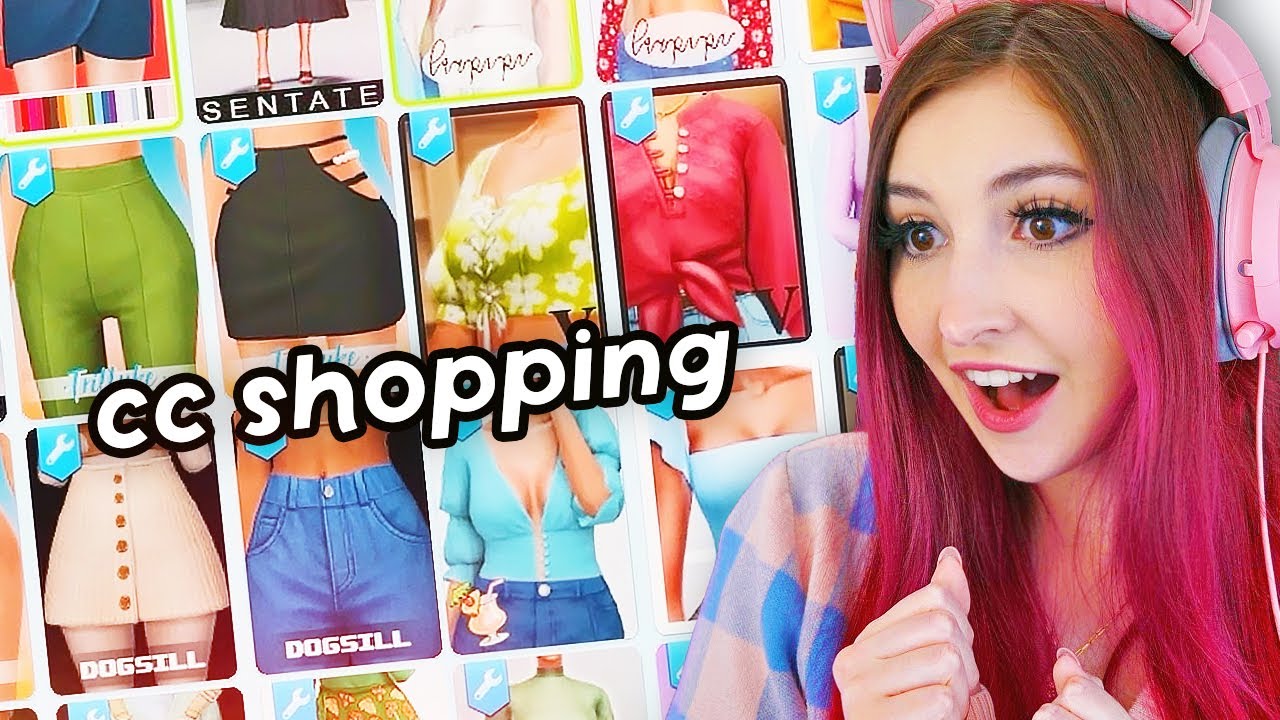 I Went CC Shopping in Sims 4 - YouTube