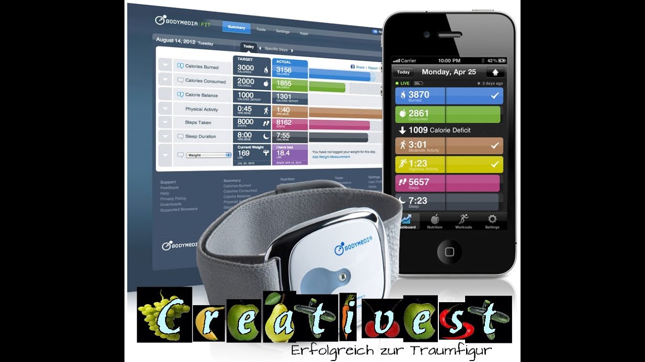 Bodymedia BodybuggSP-APP: Wie man es mit dem Handy verbindet und wie ...