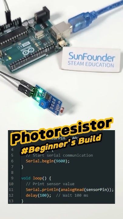 Arduino X Photoresistor Module | Discover how to measure light intensity #electronics # ...