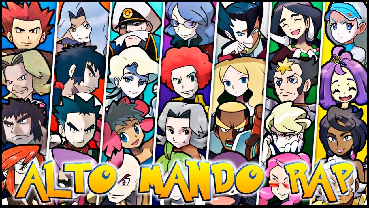 RAP DE TODOS LOS ALTO MANDO | MIEMBROS DEL ALTO MANDO | RAP DE POKEMON ...