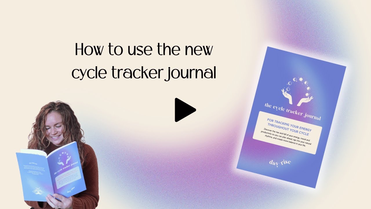 How to track your cycle using this Cycle Tracker Journal (NEW!) - YouTube