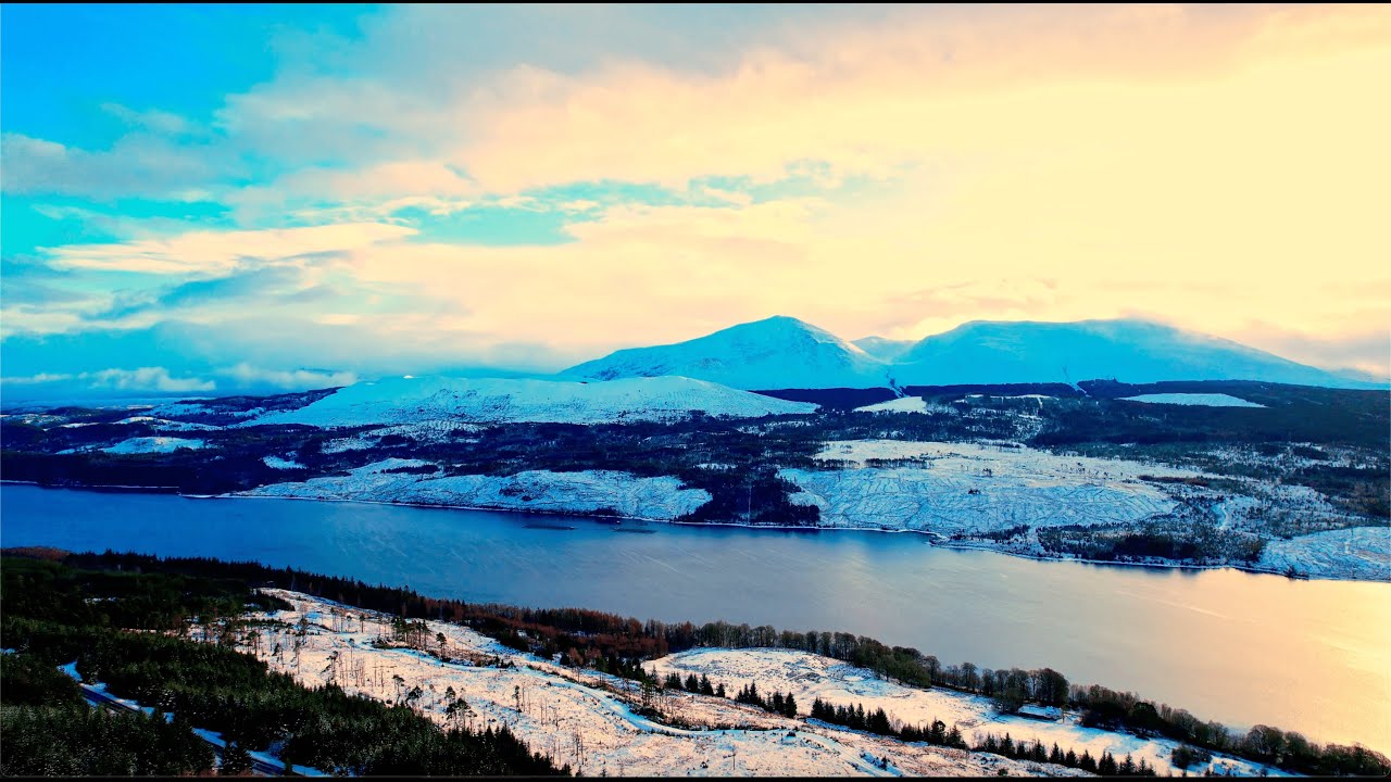 Scotland - Birds eye! - YouTube