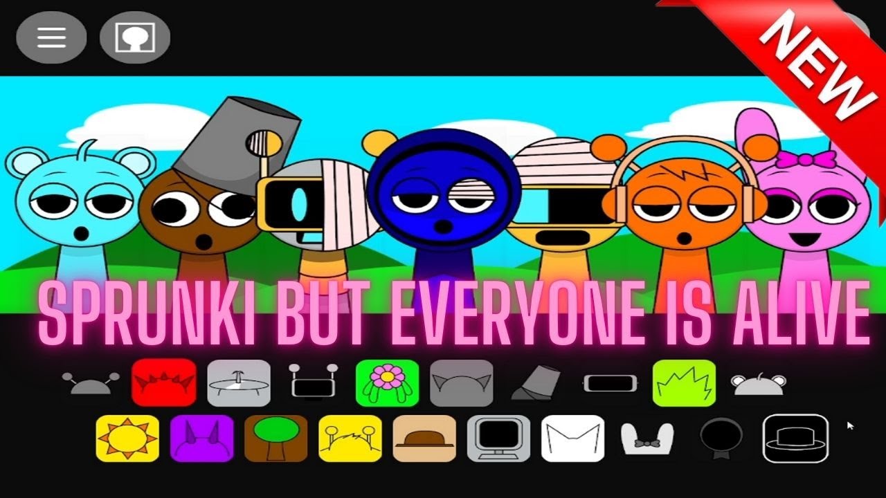 Sprunki but everyone is alive #sprunki #incredibox - YouTube