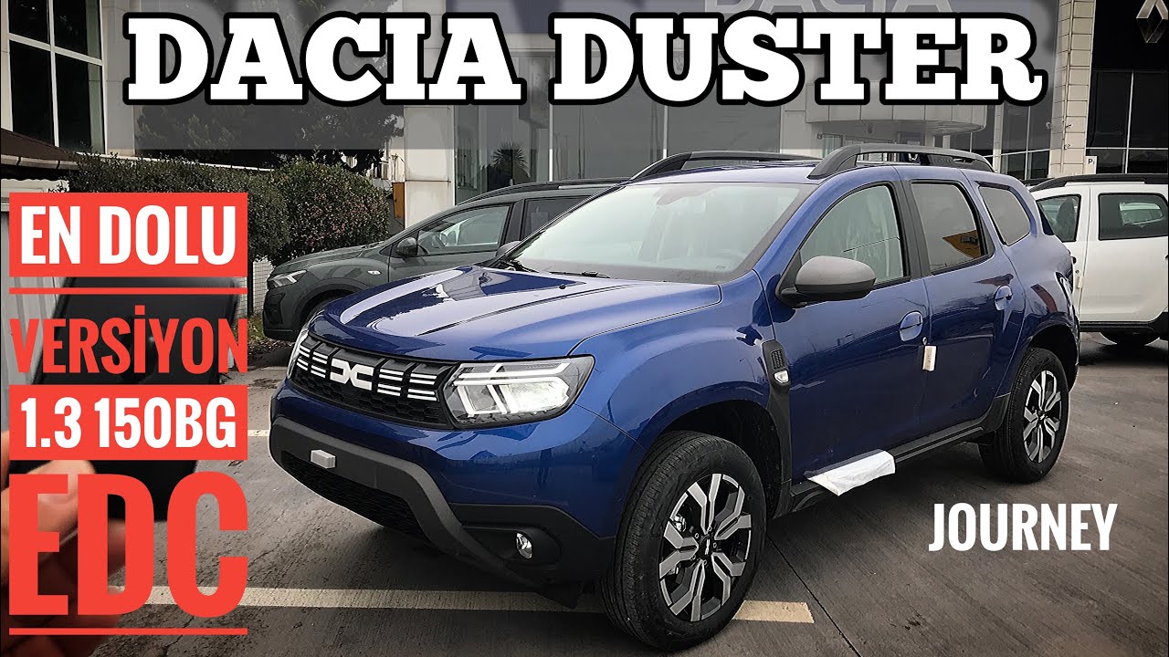 Yeni Dacia Duster En Dolu Versiyon 1.3 150bg Edc - YouTube
