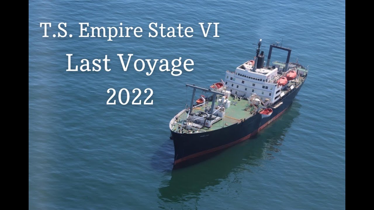 Time Lapse of Traning Ship Empire State VI | Last Departure From ...