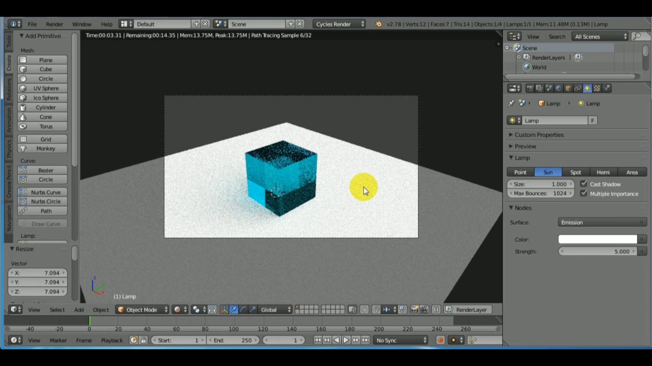 How to add glass effect to any object in Blender || BLENDER TUTORIALS ...