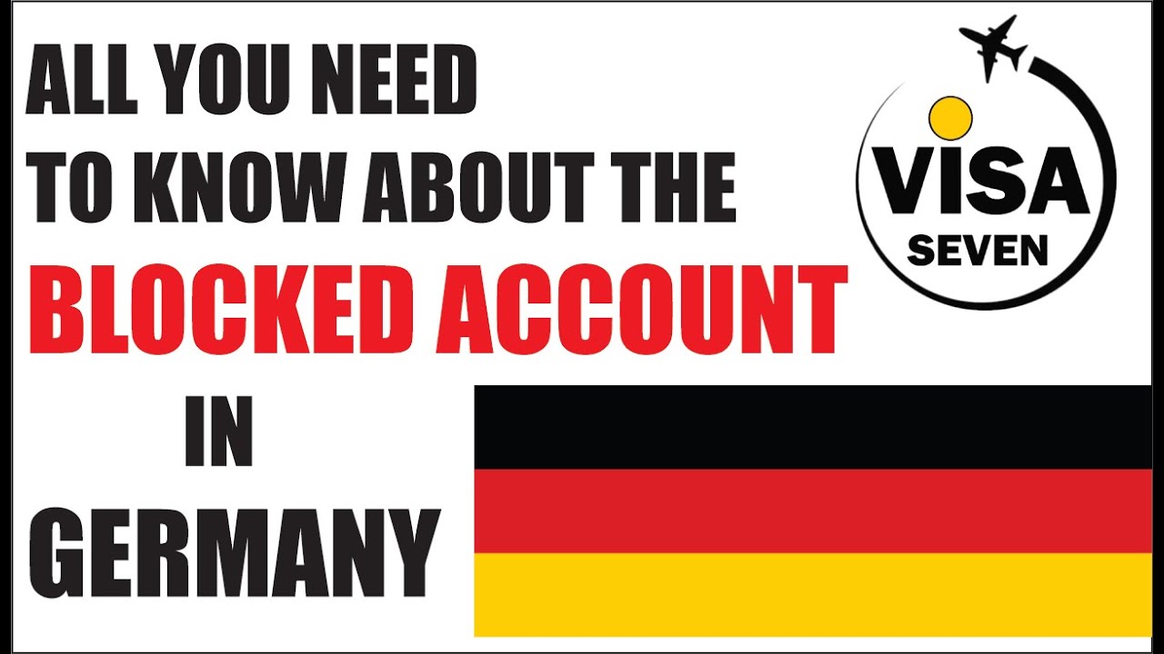 What is Blocked Account For German Study Visa Explained - YouTube