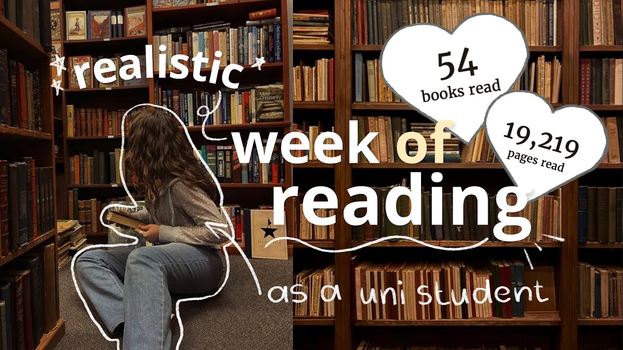 what i *realistically* read in a week as a busy uni student 🧸📖 ️ - YouTube