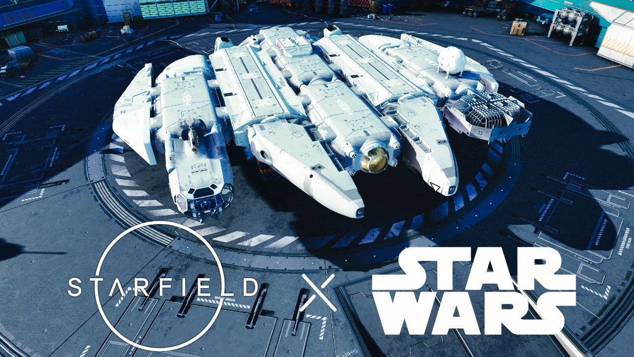Custom Ship Building - The Millennium Falcon - STARFIELD Ship Design ...