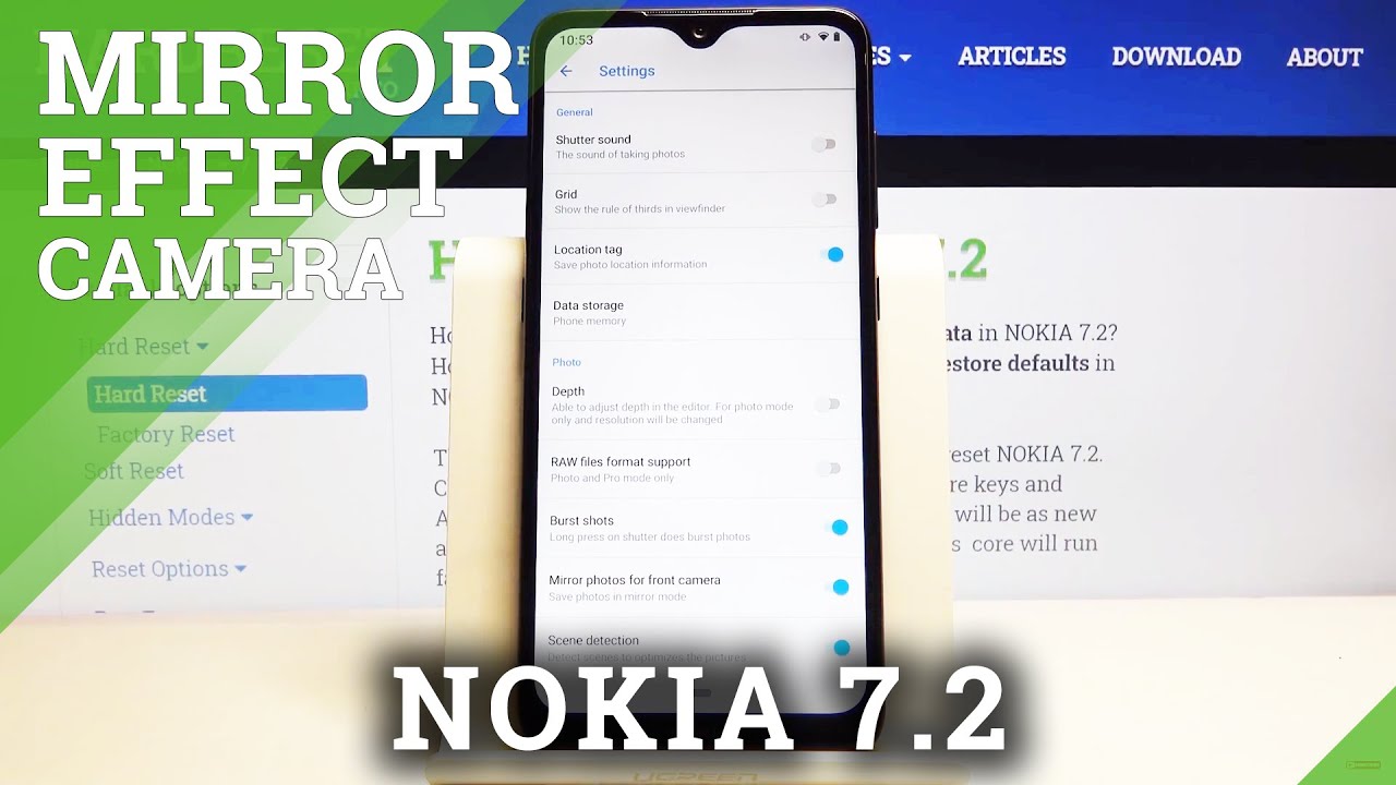 How to Turn Off Camera Mirror Effect in NOKIA 7.2 – Camera Settings ...