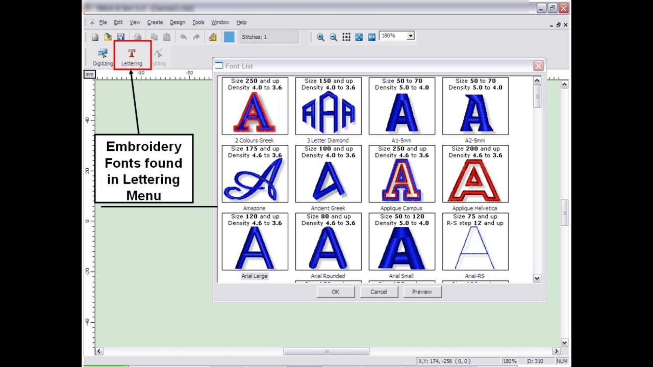 Stitch and Sew (SnS) embroidery software Tutorials Lesson 19 ...