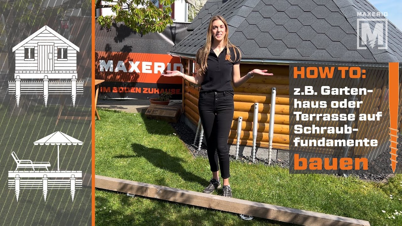 MAXERIO Schraubfundamente - Konsole TILT und Konsole; Kantholzauflage ...