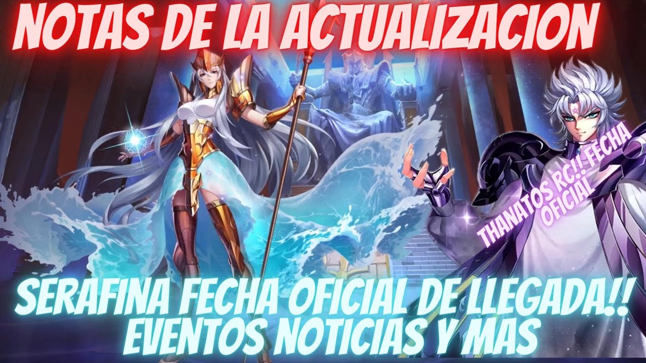 SERAFINA FECHA OFICIAL DE LELGADA!! notas de la actualización!! eventos noticias y más!! - YouTube