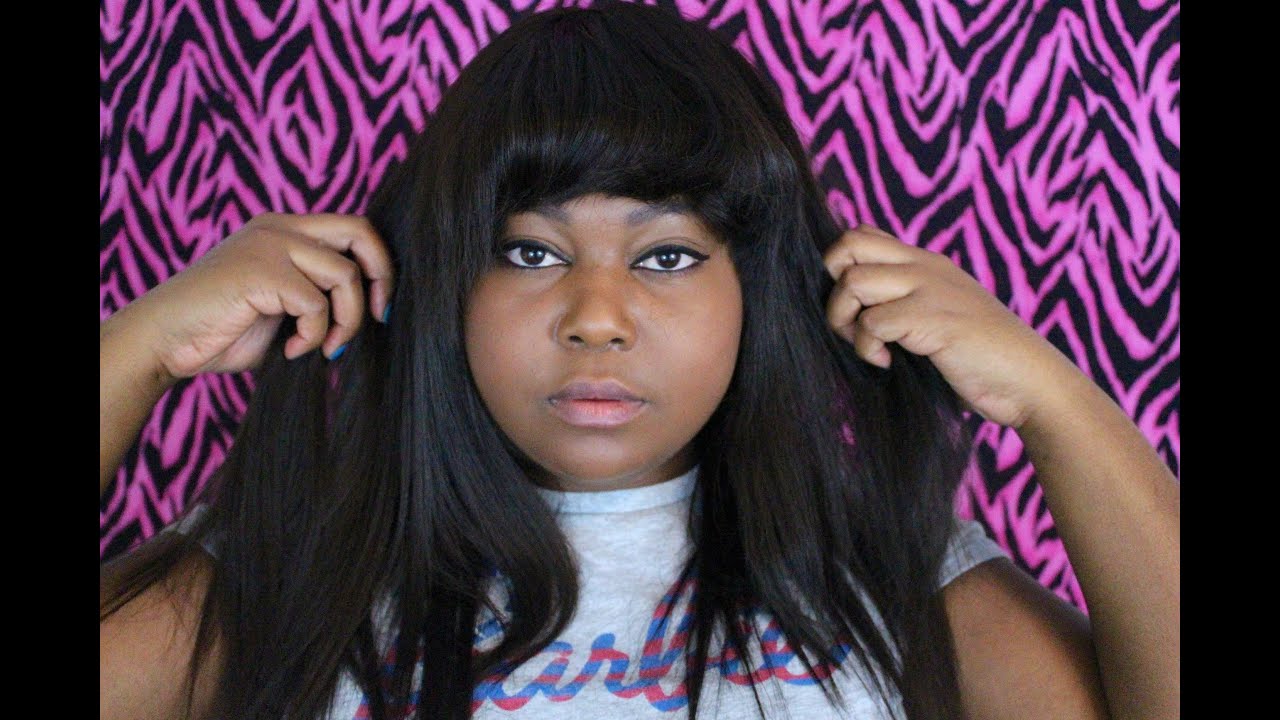 Model Model Any Curl Yaki & Bangs - YouTube