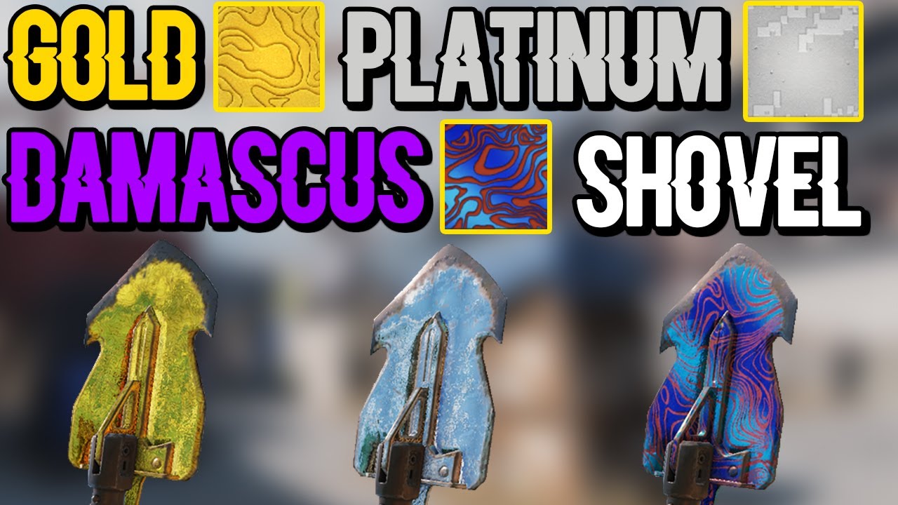 UNLOCKING GOLD,PLATINUM & DAMASCUS CAMO FOR SHOVEL in COD Mobile ...