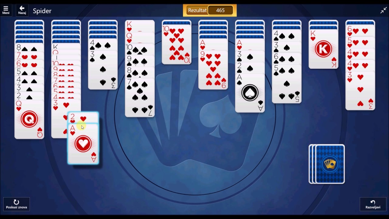 Microsoft Solitaire Collection - Spider February 26 2017 - YouTube