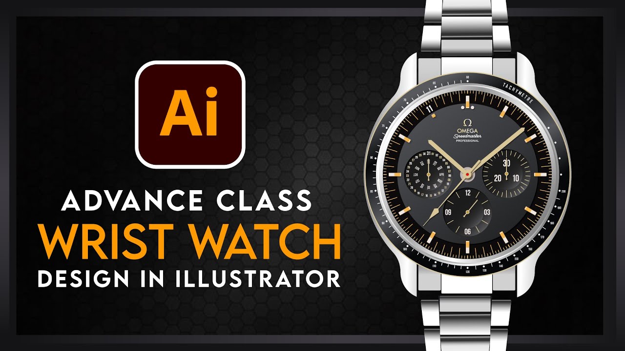 How to Design a Wrist Watch in Adobe Illustrator (Step-by-Step Tutorial ...