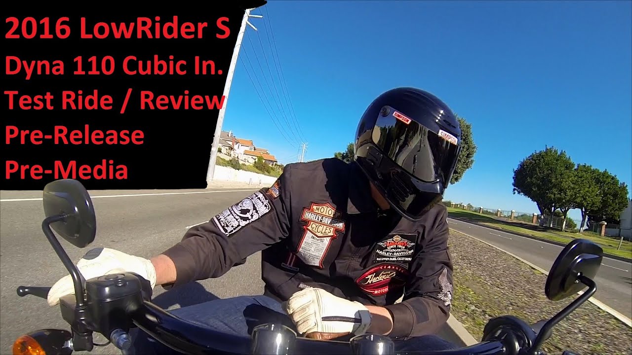 2016 Low Rider S Harley-Davidson Test Ride & Review - YouTube