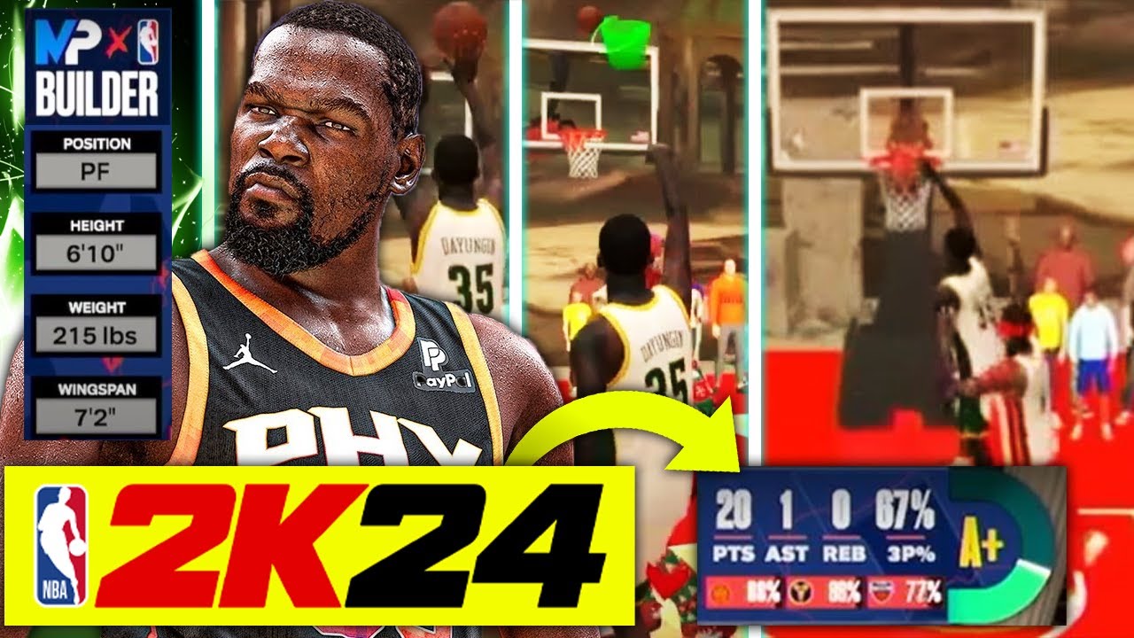 BEST Kevin Durant build 2k24!!! - YouTube