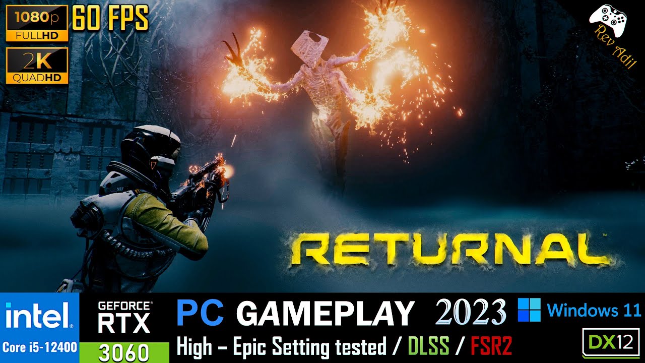 Returnal on RTX 3060 | Best Settings | PC Gameplay | 2k60FPS | i5 12400 ...