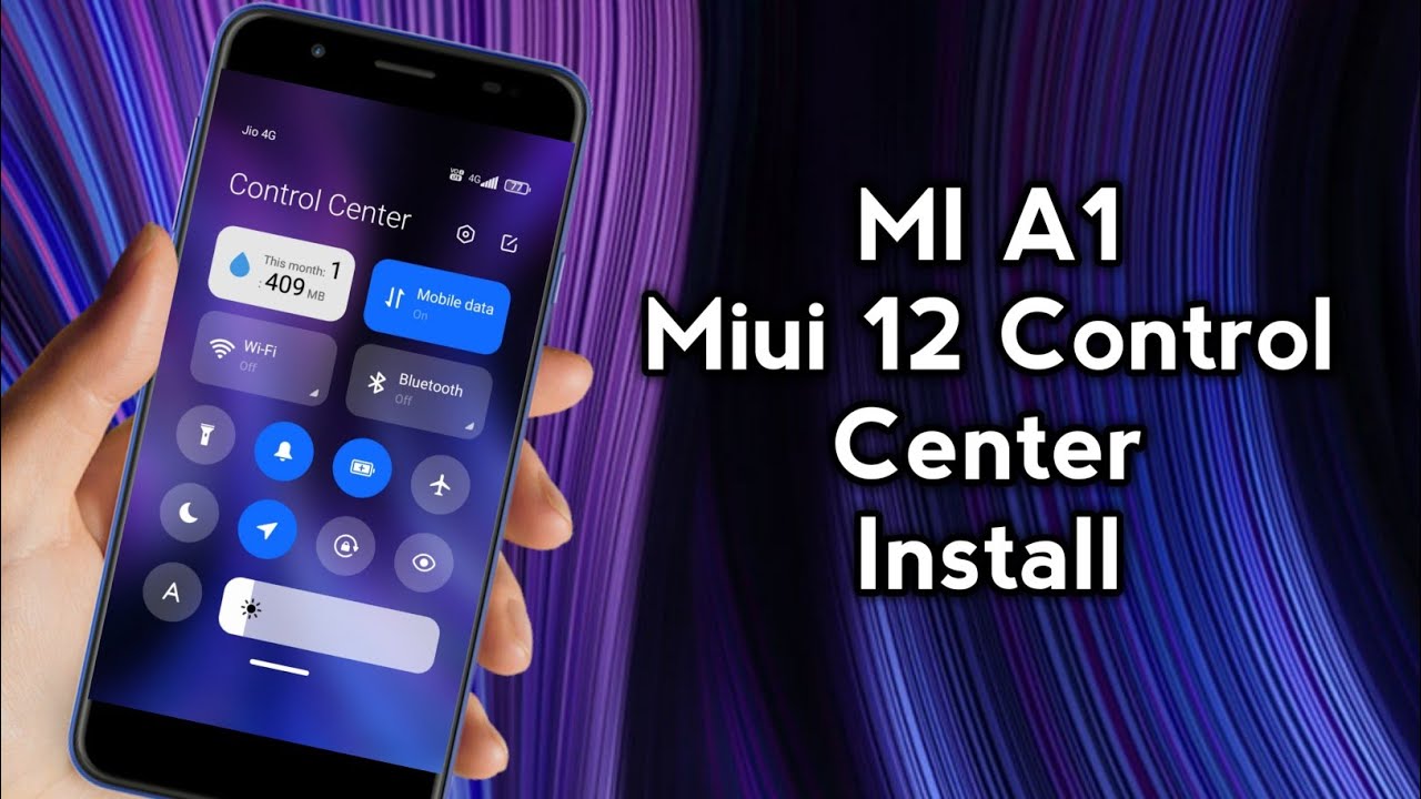 Miui 12 Control Center Install Mi A1 - YouTube