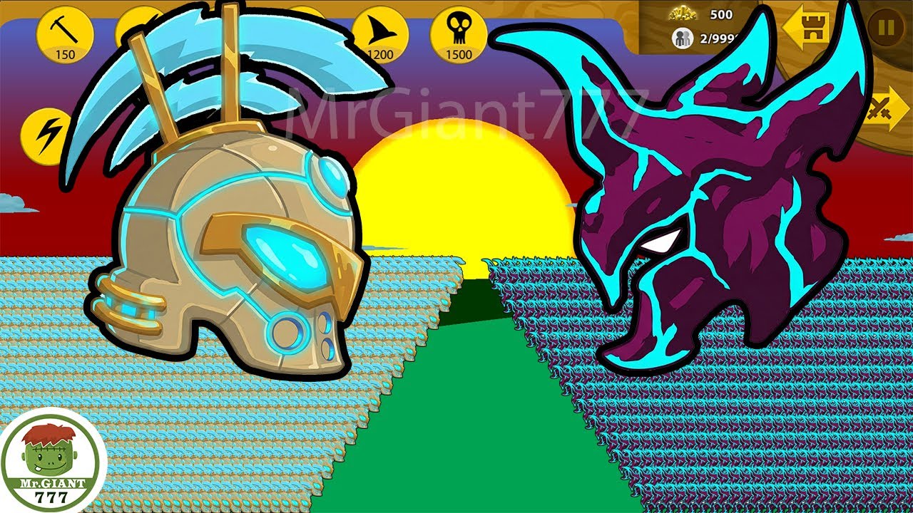 STICKMAN VOLTAIC PALADIN UNIT VS VAMPIRE PALADIN, ALL BOSSES | Stick ...