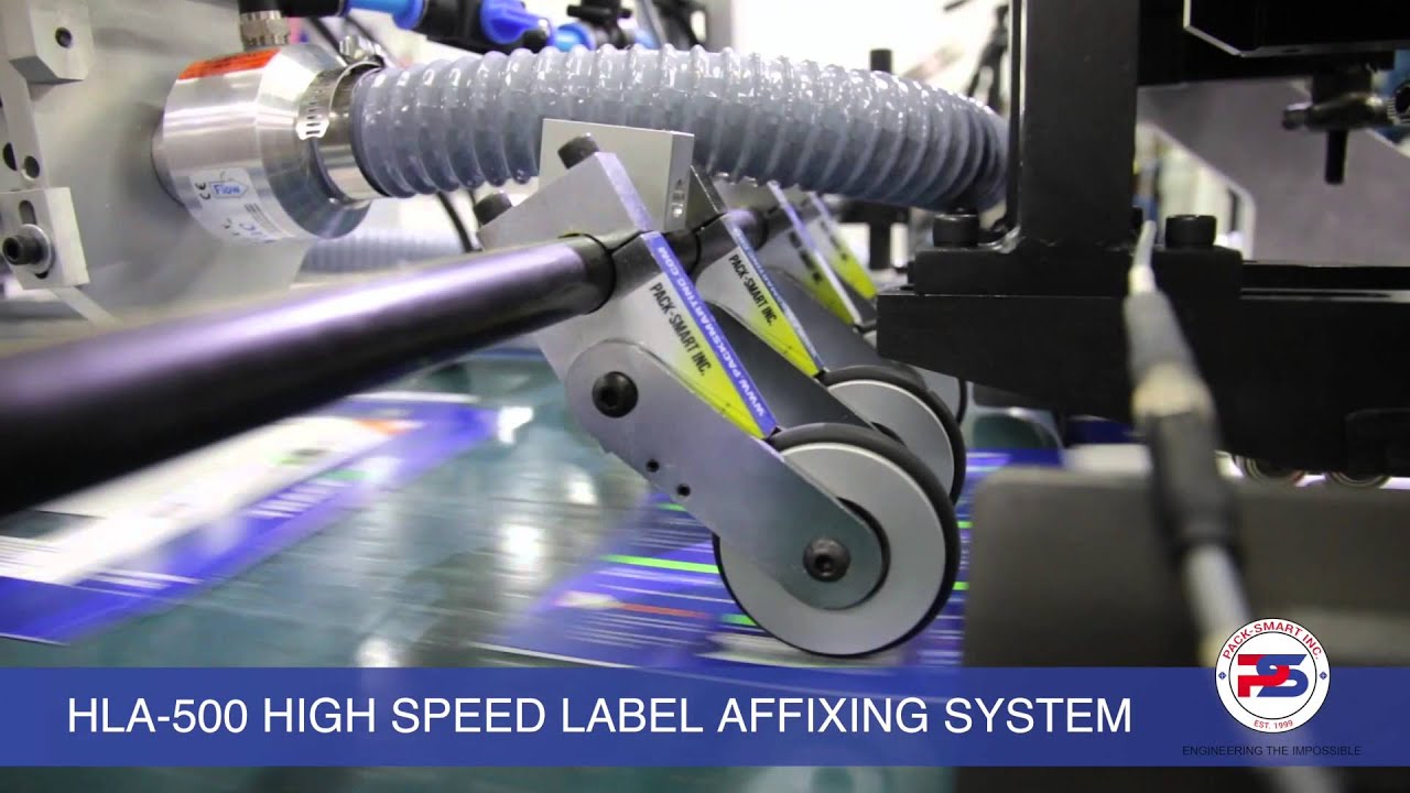 HLA-500 | A High-Speed, Label Affixing System with Velcro Applications ...