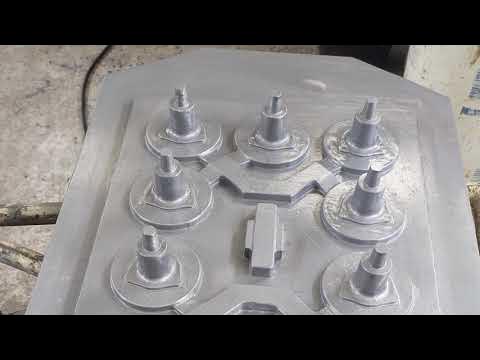 PROGRAMANDO E USINANDO MOLDE DE ALUMÍNIO EM CNC ROUTER/PROGRAMMING AND MACHINING MOLD IN ROUTER ...