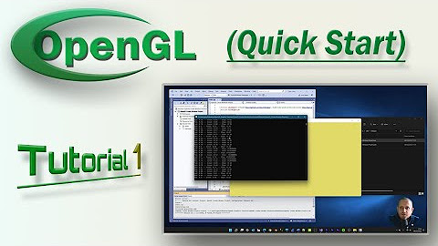 OpenGL Tutorials - Quick Start (Program Demos & Source Code) - YouTube