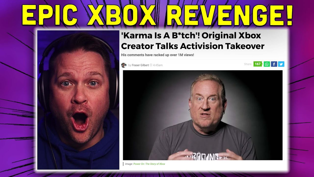 KARMA STRIKES! Original Xbox Creator EXPOSES Activision CEO After EPIC ...