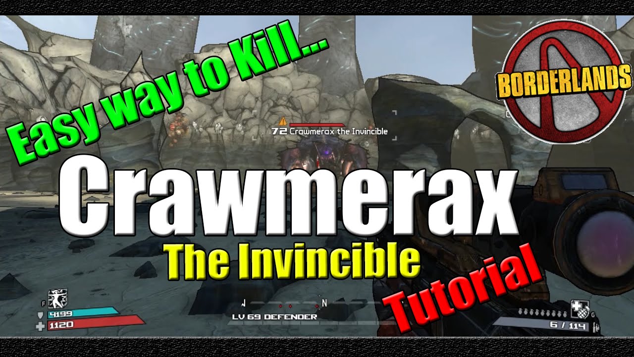 Borderlands | Guaranteed Crawmerax Kills | Easy Method with Siren ...