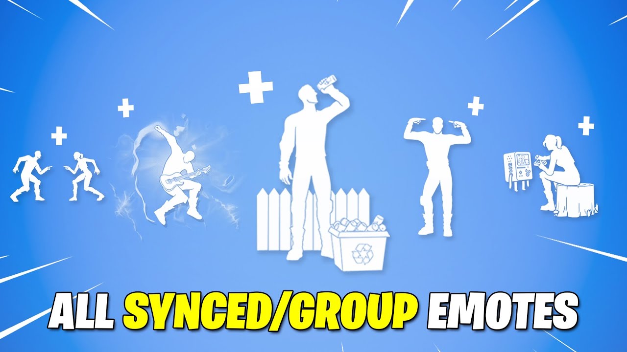 ALL Fortnite Synced/Group Emotes & Dances (2019 - 2025) - YouTube