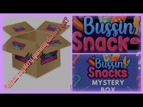 $45 Bussin Snacks Mystery Box reveal - YouTube