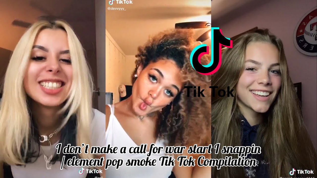 I don’t make a call for war I start snappin / element pop smoke ~ Tik ...