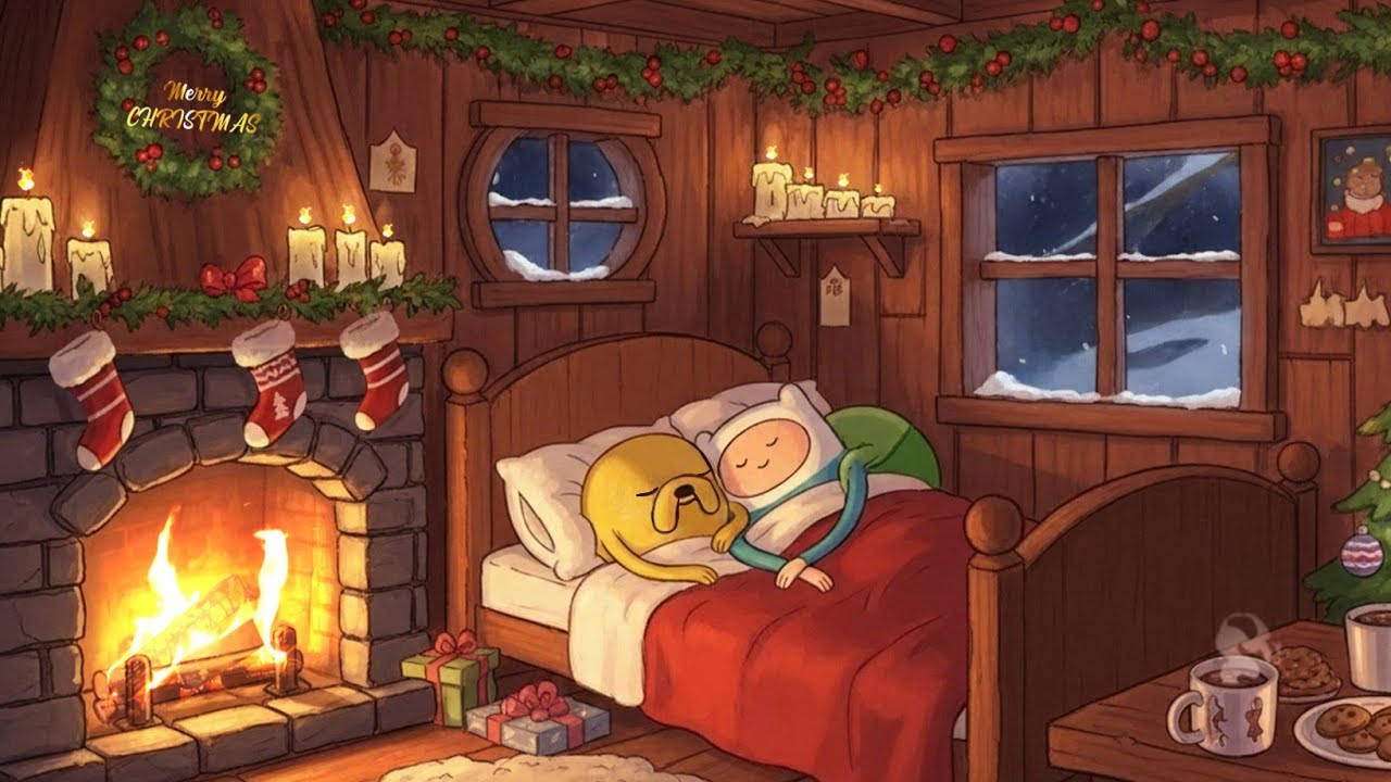 Christmas Lofi 🎄 Finn & Jake's Sleepy Playlist - YouTube