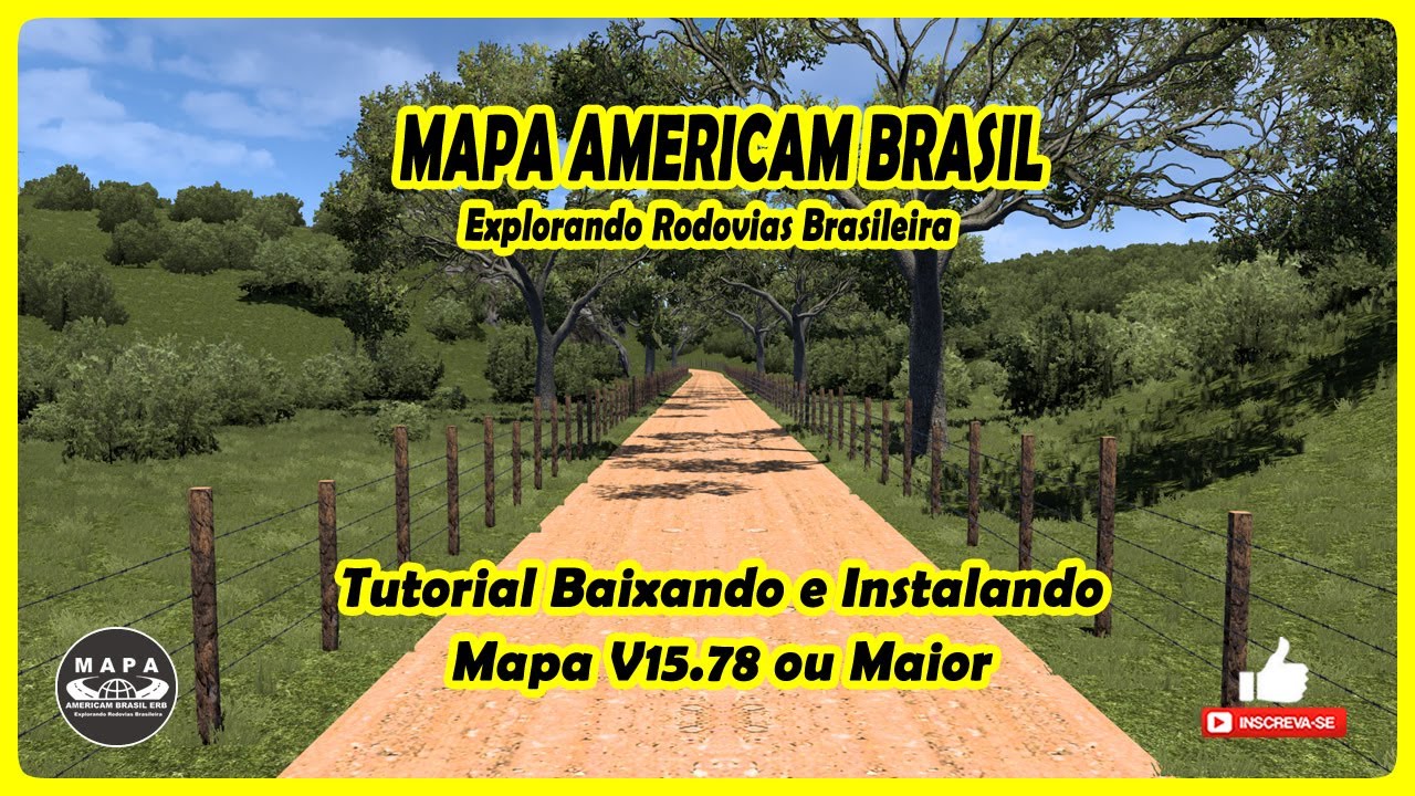 MAPA AMERICAM BRASIL - Tutorial Baixando e Instalando V15.78 ou Maior ...