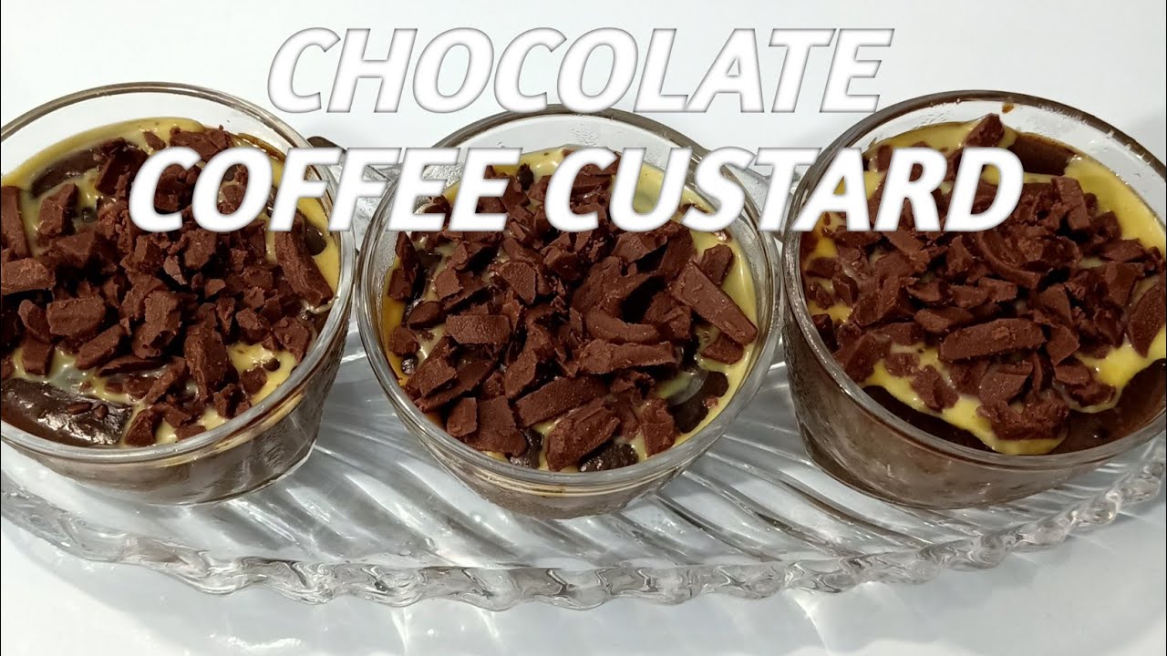Chocolate Coffee Custard Easy Recipe / চকলেট কফি কাস্টার্ড রেসিপি ...