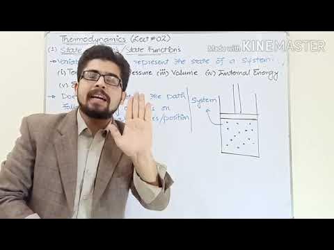 lect 2_ First Law of Thermodynamics and State Variables__Class11_KPK and Federal boards - YouTube