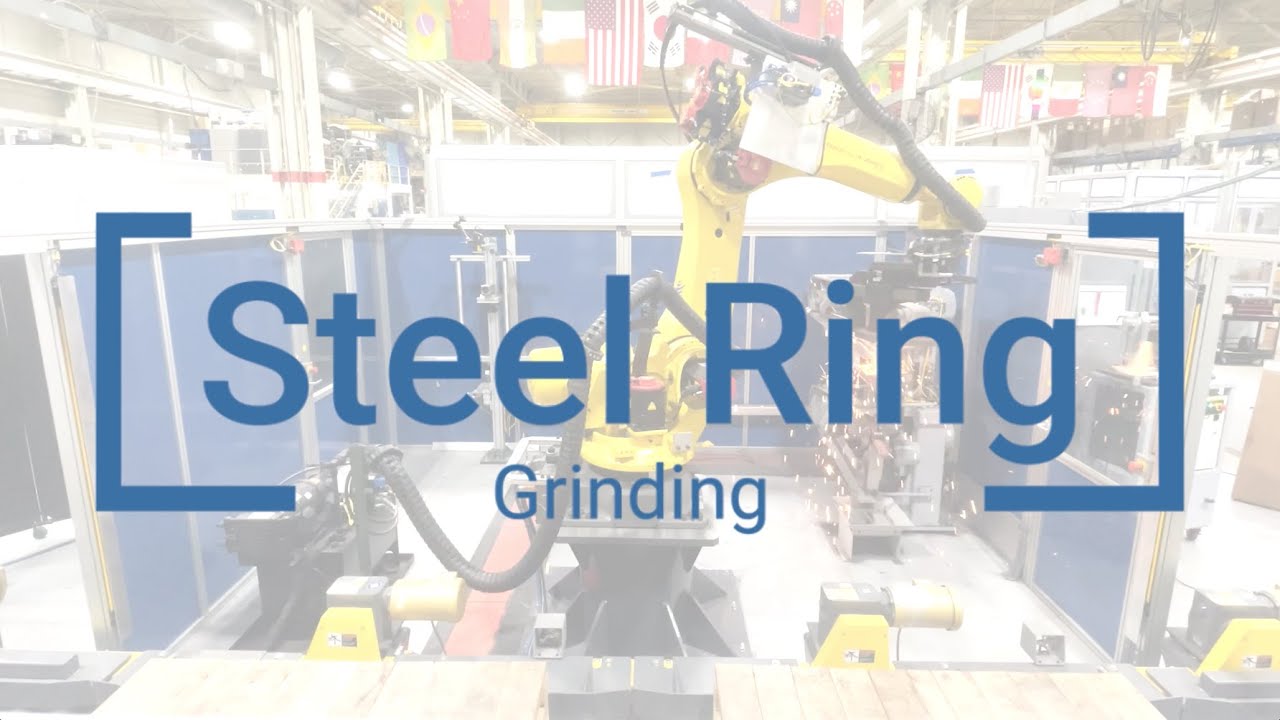Robotic Flash Weld Grinding Solution - YouTube