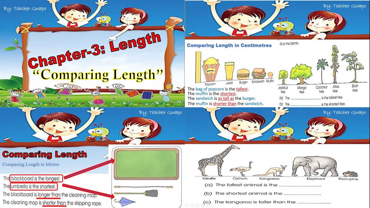 Comparing Length in Meters and Centimeters by Teacher Gwapo - YouTube