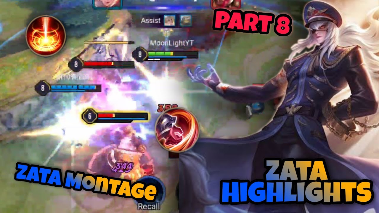 Zata highlights, Montage And Best Moments ( PART 8 ) Arena of Valor ...