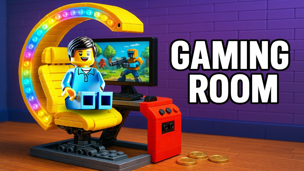 Can a LEGO Chair Really Spin 360°? Building the Ultimate Gaming Room ...