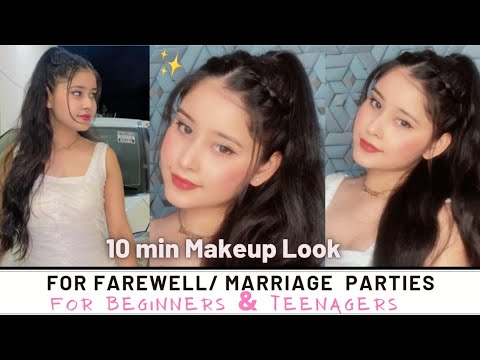 MakeUp look for TEENAGERS & BEGINNER in 10 min 😍|| Easy & Quick ...