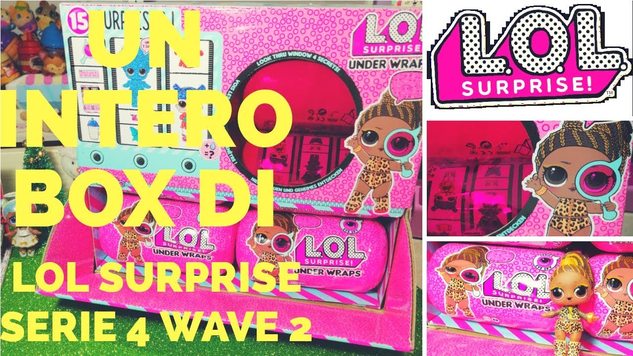 Un BOX intero di lol surprise under wraps wave 2 - YouTube
