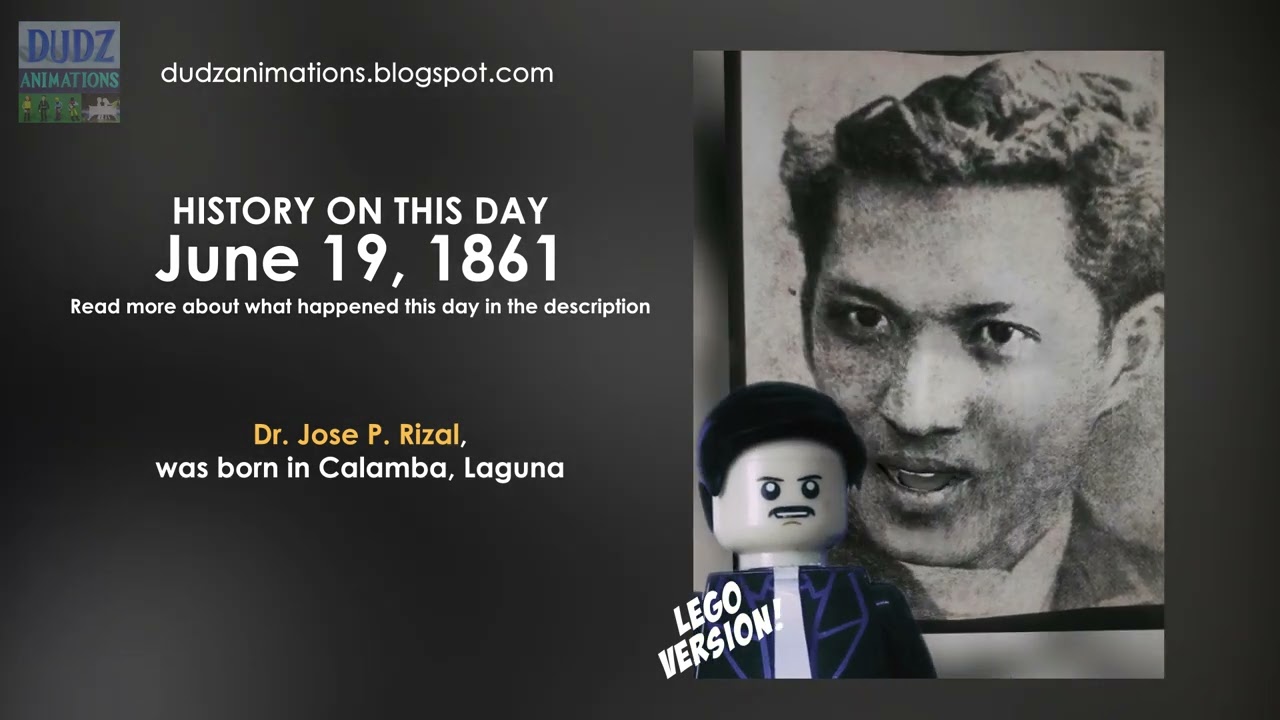 On This Day - June 19, 1861 - Dr. Jose P. Rizal, was born in Calamba ...