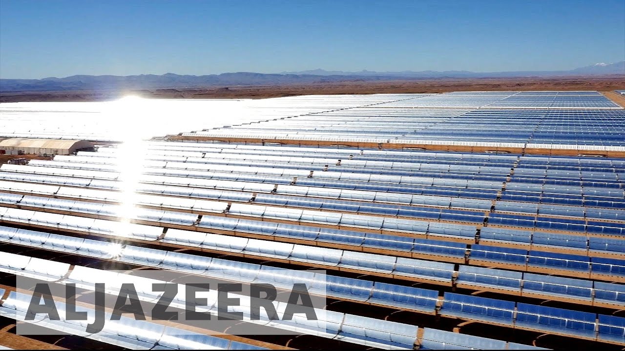 Climate SOS: Talks expand solar power facilities in Morocco - YouTube