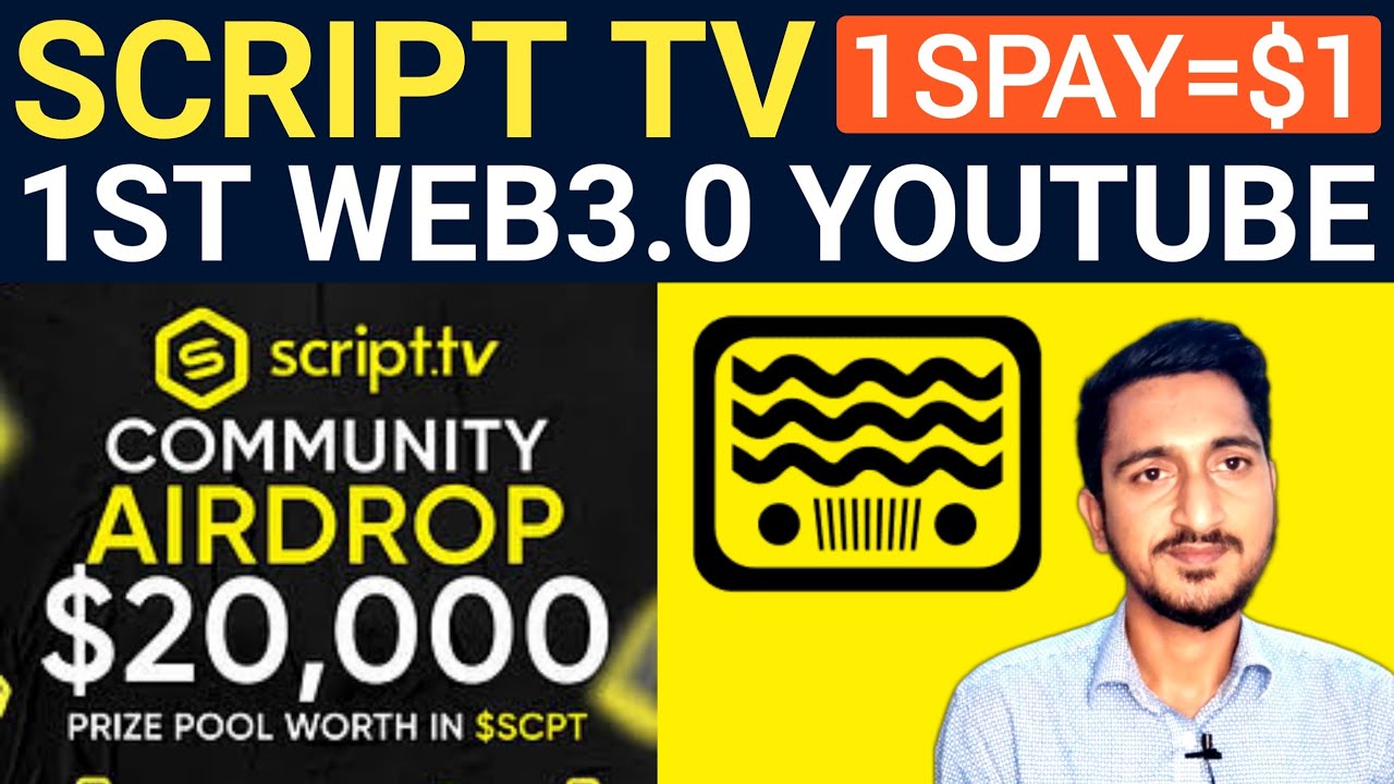 Script Network Airdrop First Decentralized TV Earn SAY Tokan | Script ...