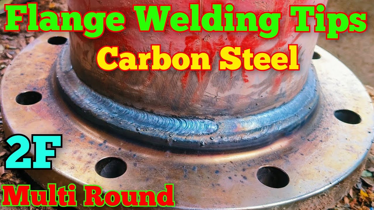 How To Welding 8inch FLANGE in Carbon Steel Pipe #dasfabrication - YouTube